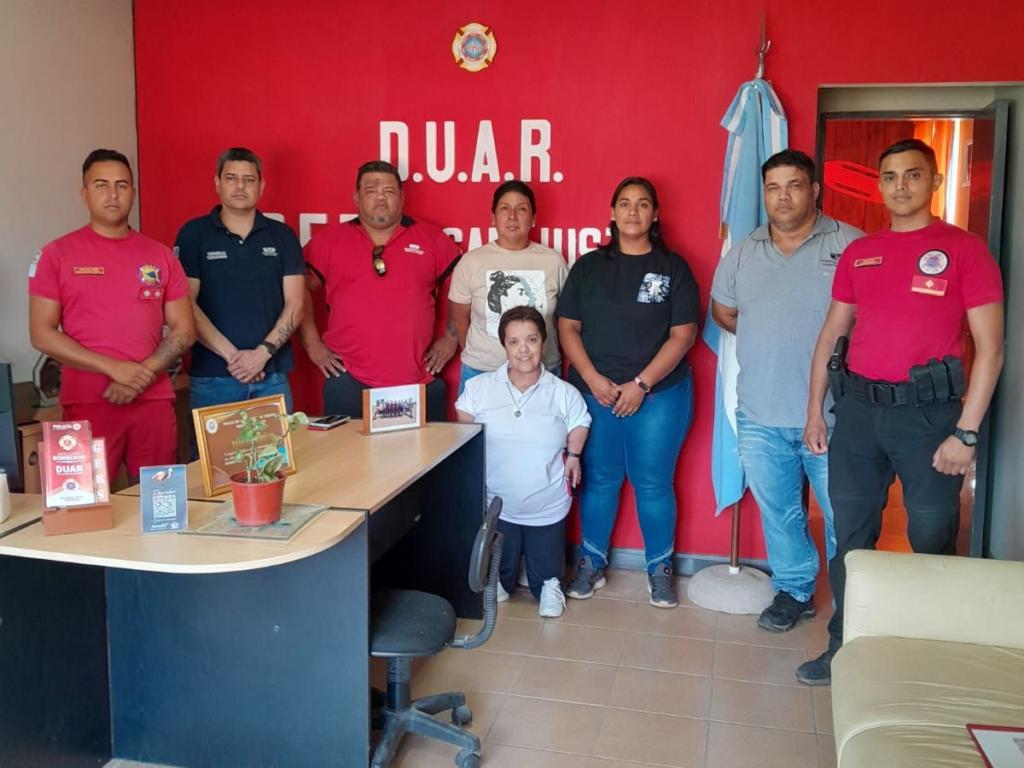 DUAR SAN JUSTO CAPACITÓ A LAS ÁREAS DE SEGURIDAD - ARROYITOCIUDAD